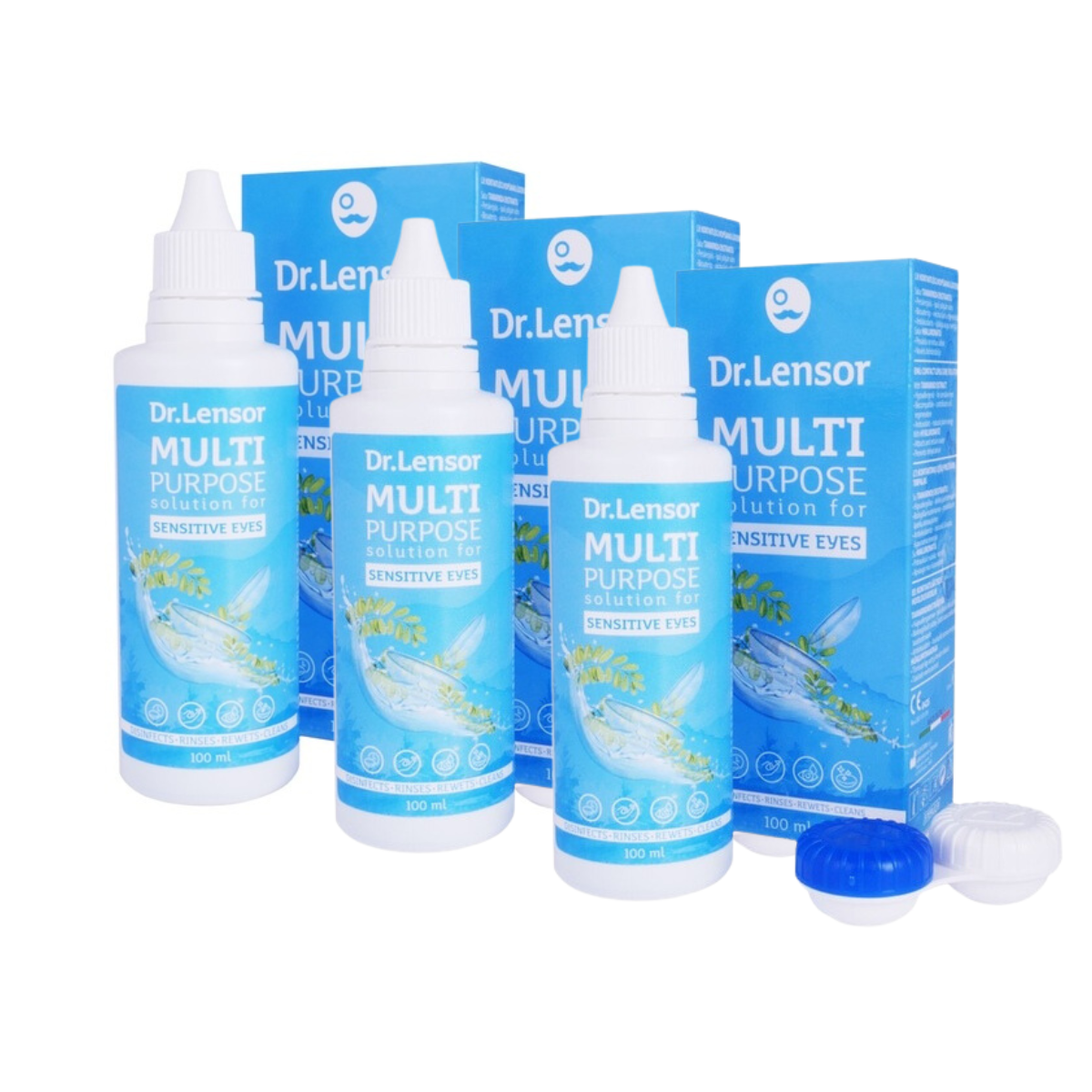 Solutions Dr.Lensor CL Solution 100ml x 3 - Dr.Lensor